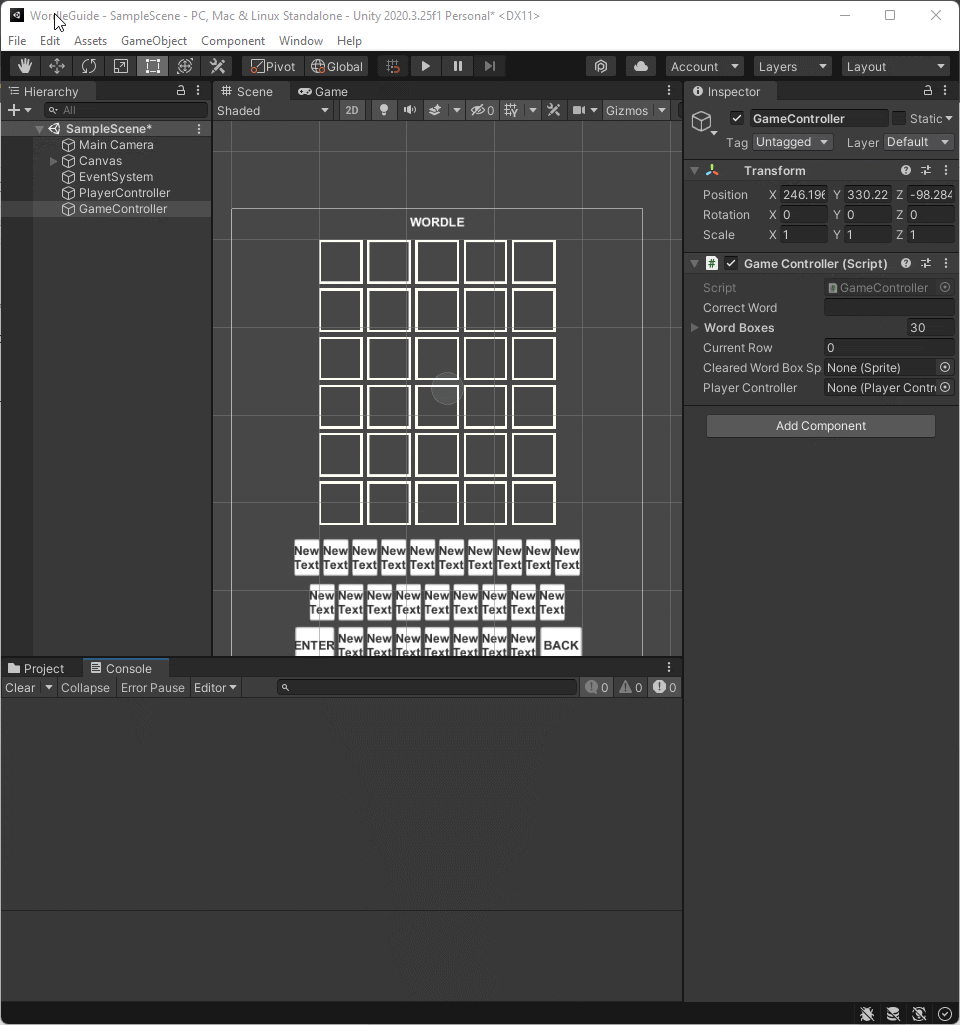 Build Your Own Wordle in Unity (How to Make Wordle Part 1) - LootLocker
