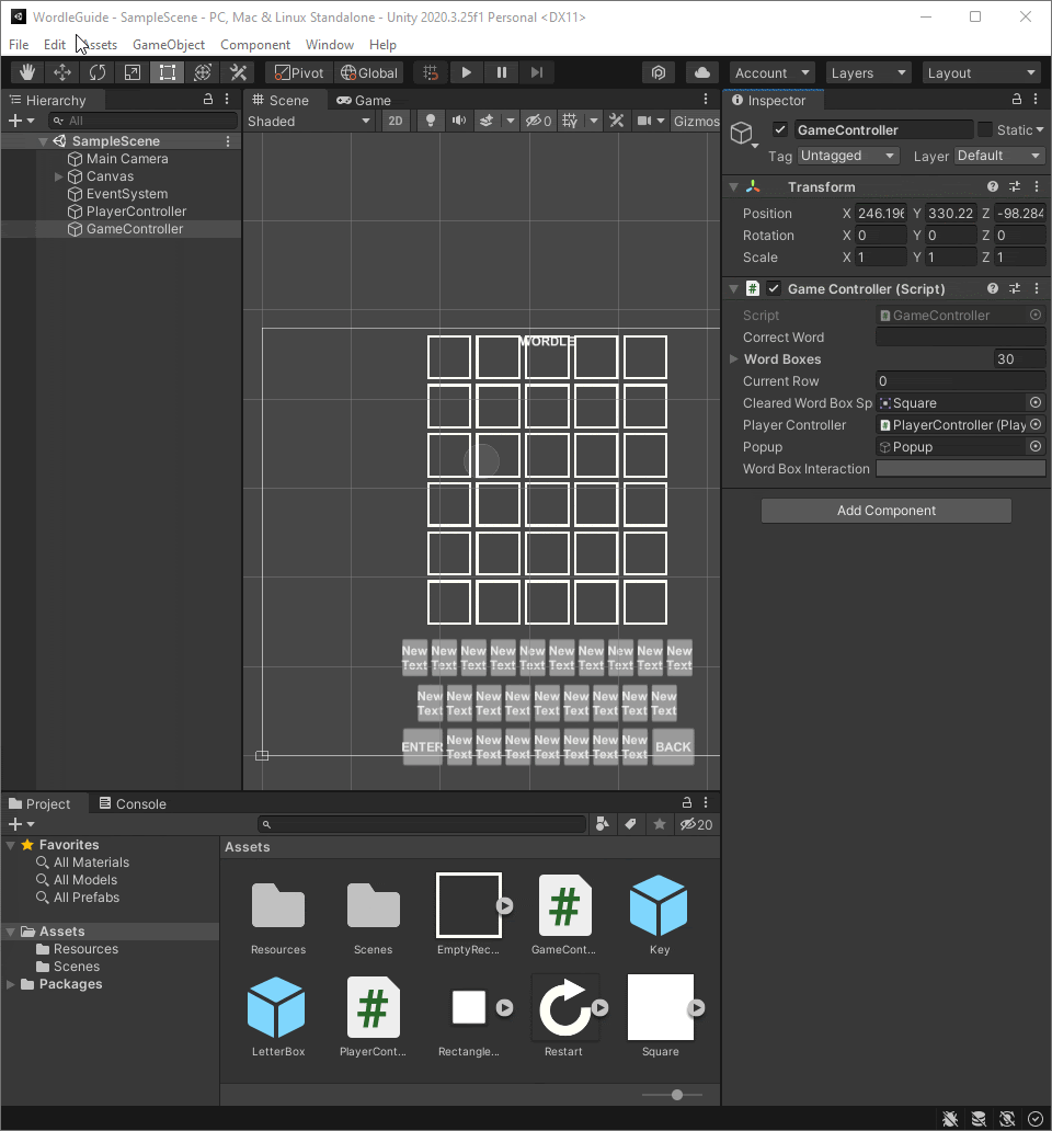 Build Your Own Wordle in Unity (How to Make Wordle Part 1) - LootLocker